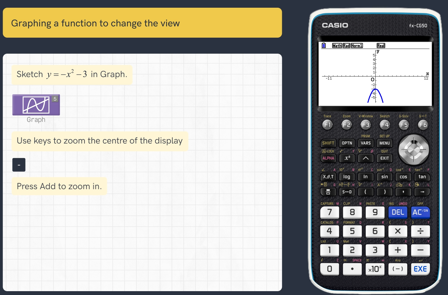Quick Skill: Graphs - Quick Scale Settings - Casio Calculators