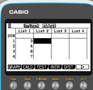 Using the fx-CG50 for Statistics - Casio Calculators