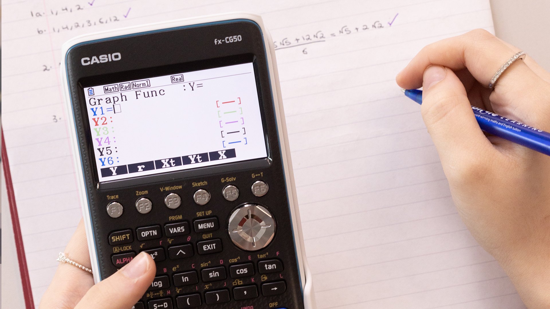Using graphs and experimentation to crack modelling problems - Casio Calculators